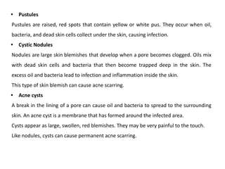Blemishes: cosmetic related skin problem | PDF