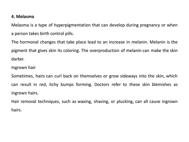 Blemishes: cosmetic related skin problem | PDF | Skin and Dermatology ...