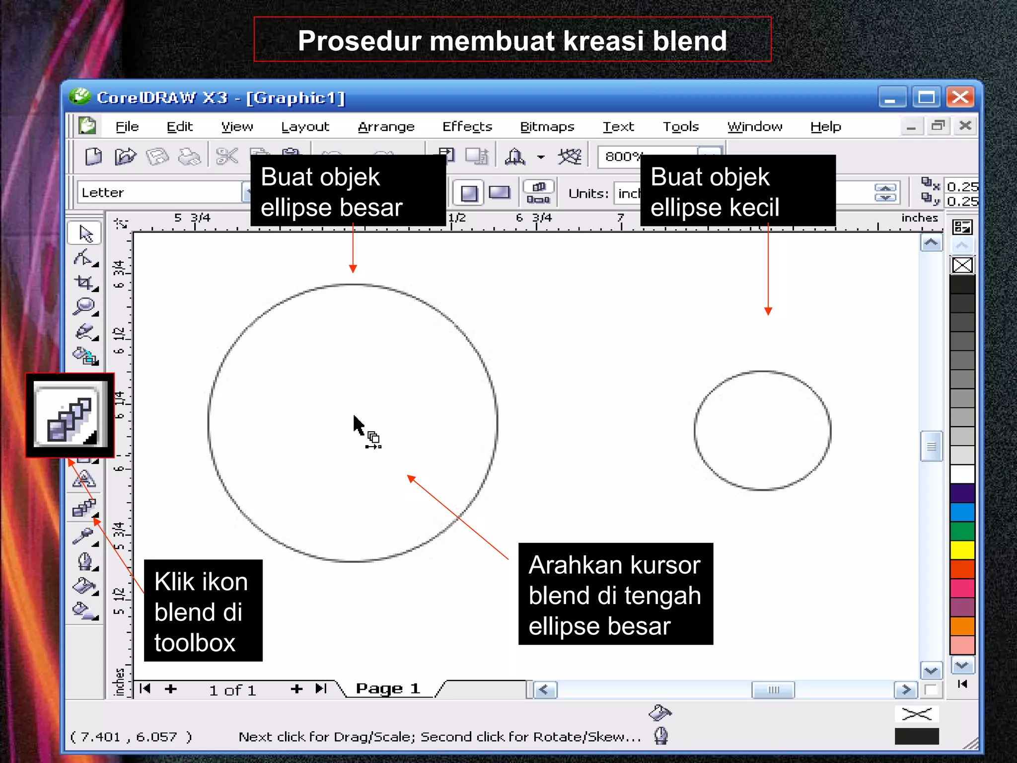 Blend powerclip tugas poster | PPT