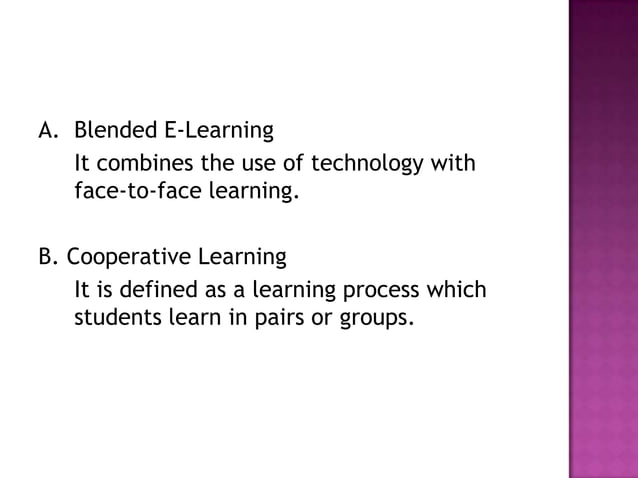 Blended Learning group presentation in my ICT class