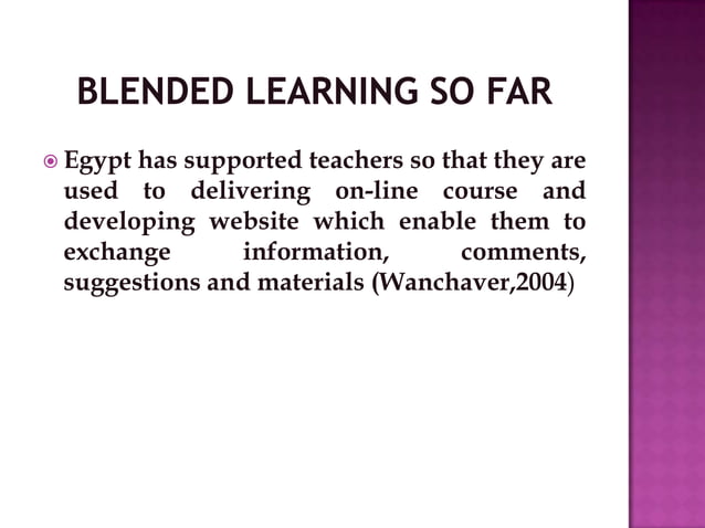 Blended Learning group presentation in my ICT class