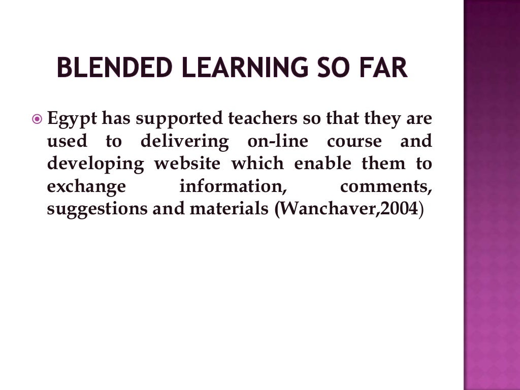 Blended Learning group presentation in my ICT class