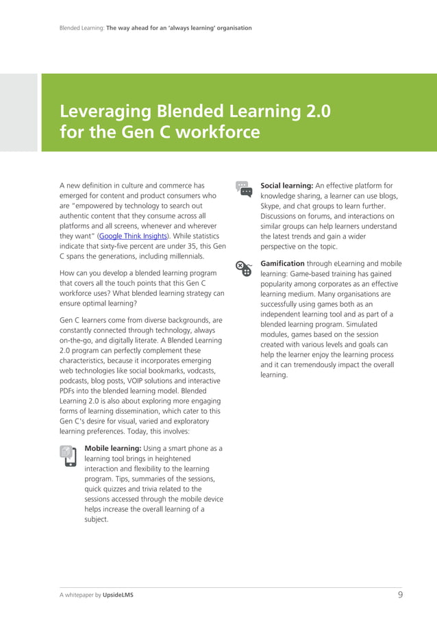 Blended learning-whitepaper | PDF