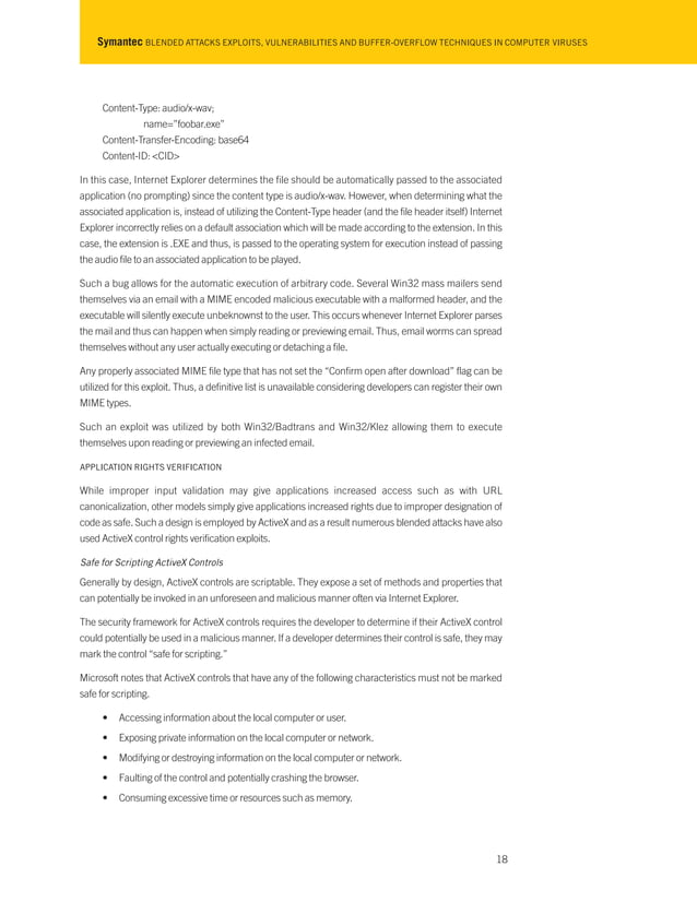 Blended attacks exploits, vulnerabilities and buffer overflow ...