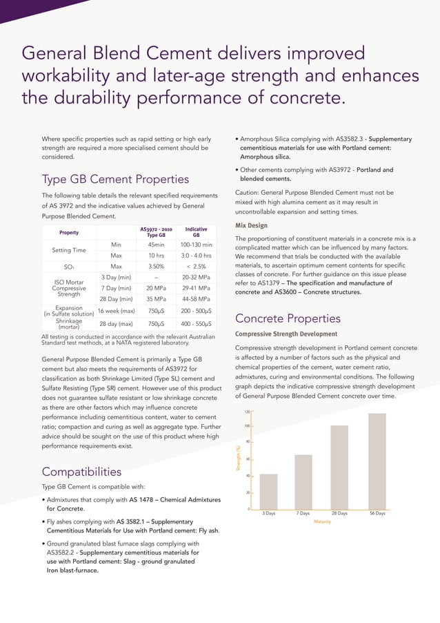 Blended Cement - Cement Australia | PDF | Chemistry | Science