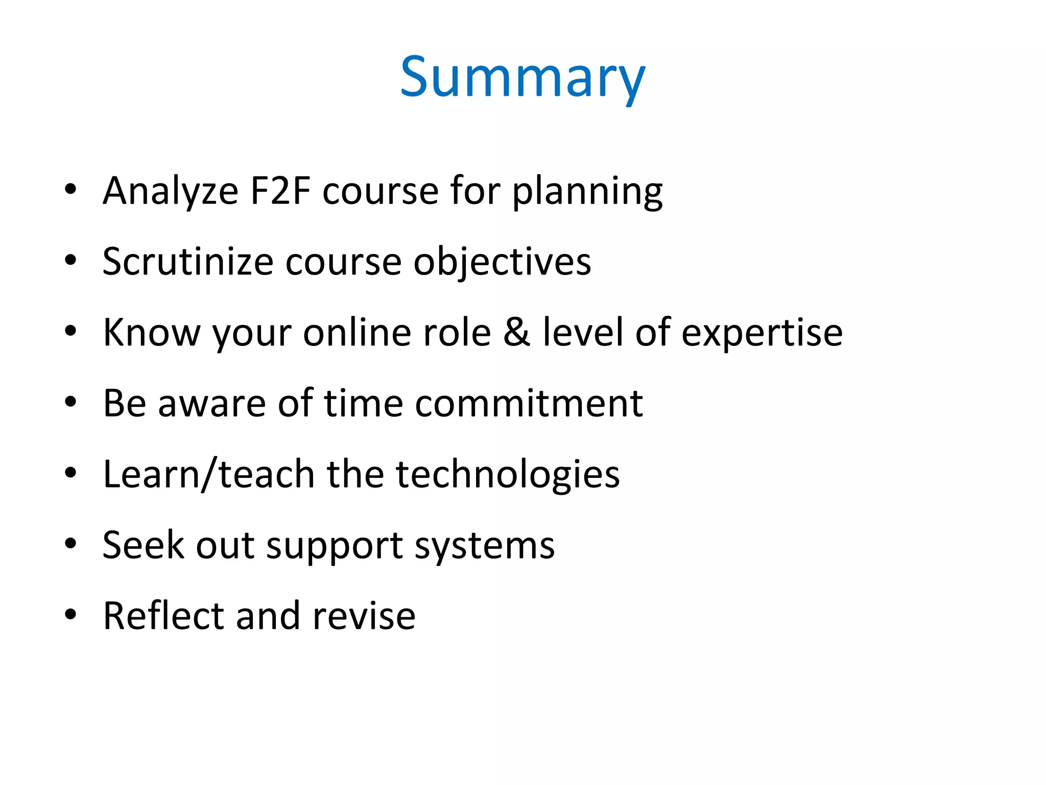 Blended Course Design | PPT