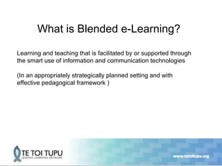 Blended elearning project | PPT