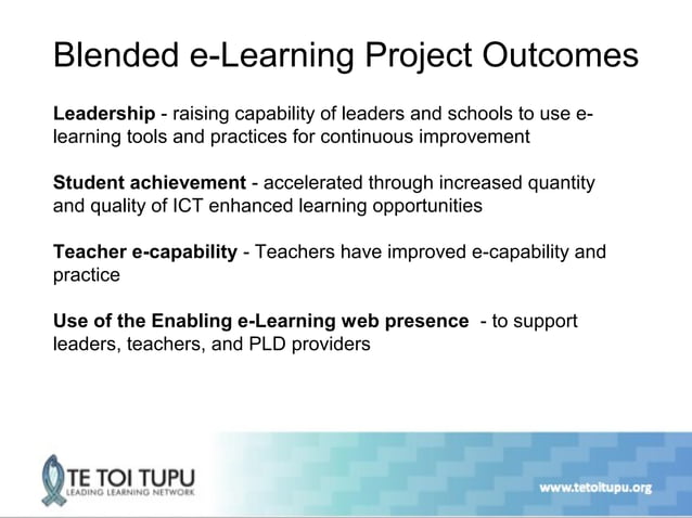 Blended elearning project | PPT