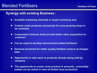 Blended Fertilisers of Fertizer industry.ppt