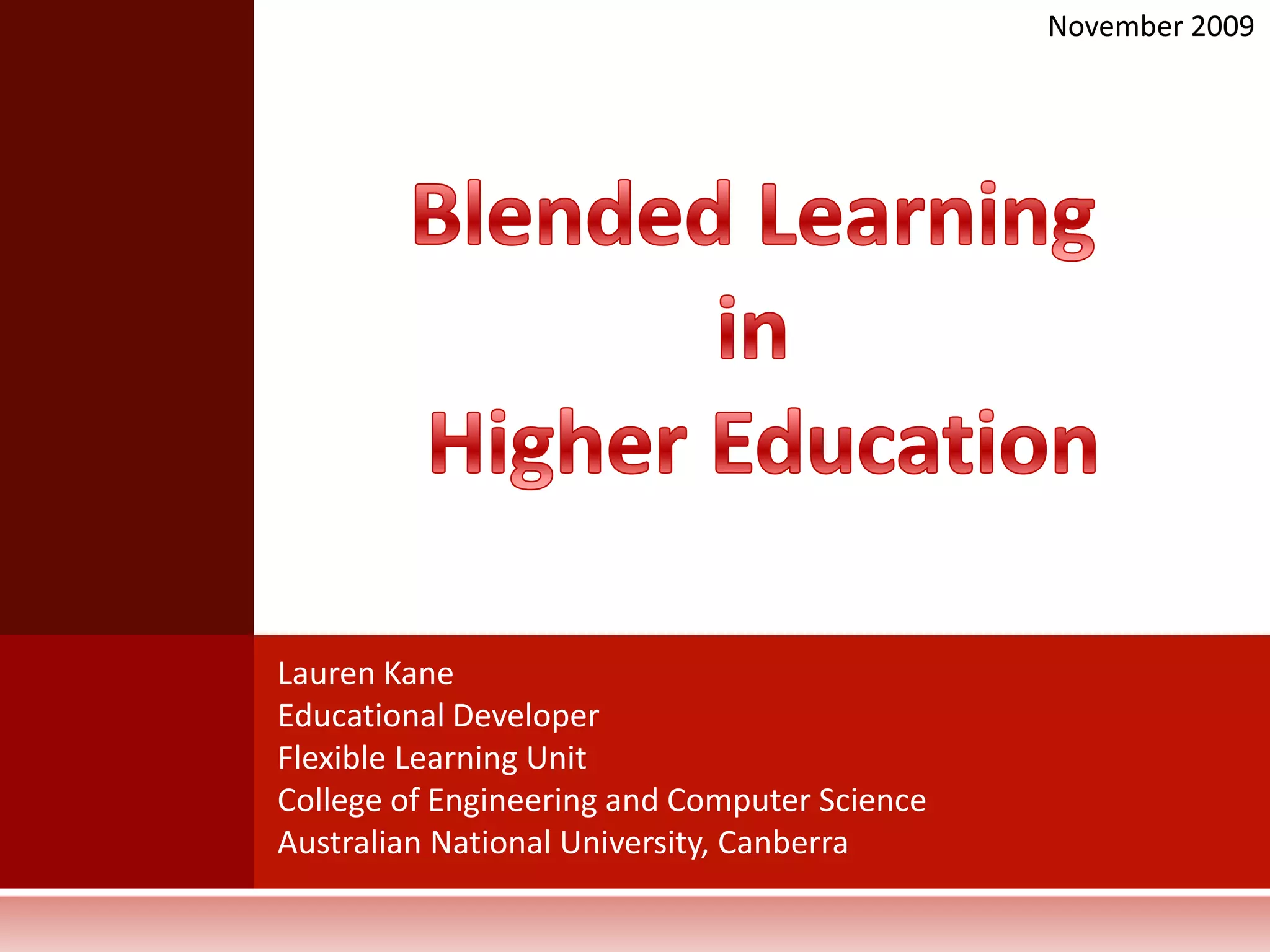 Blended learning | PPT