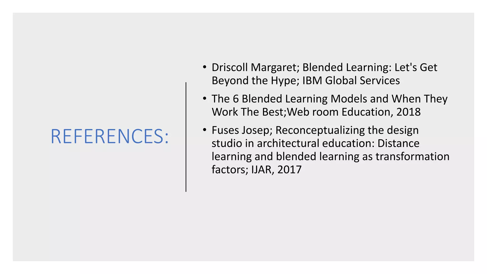 Blended learning | PPT