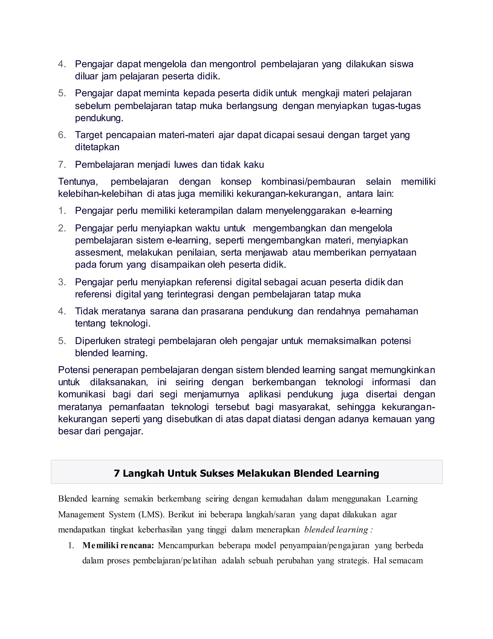 Blended learning | DOCX