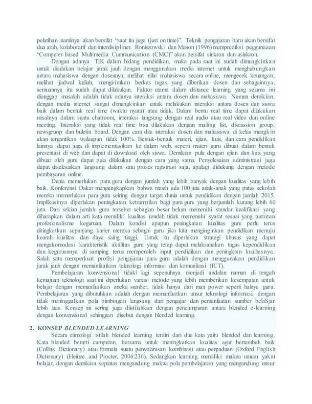 Blended learning | DOCX