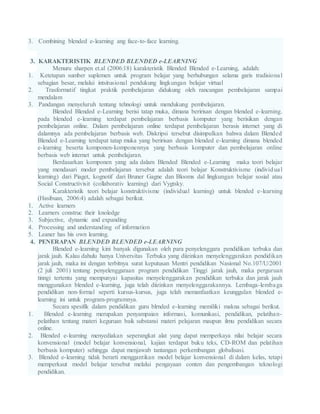 Blended learning | DOCX