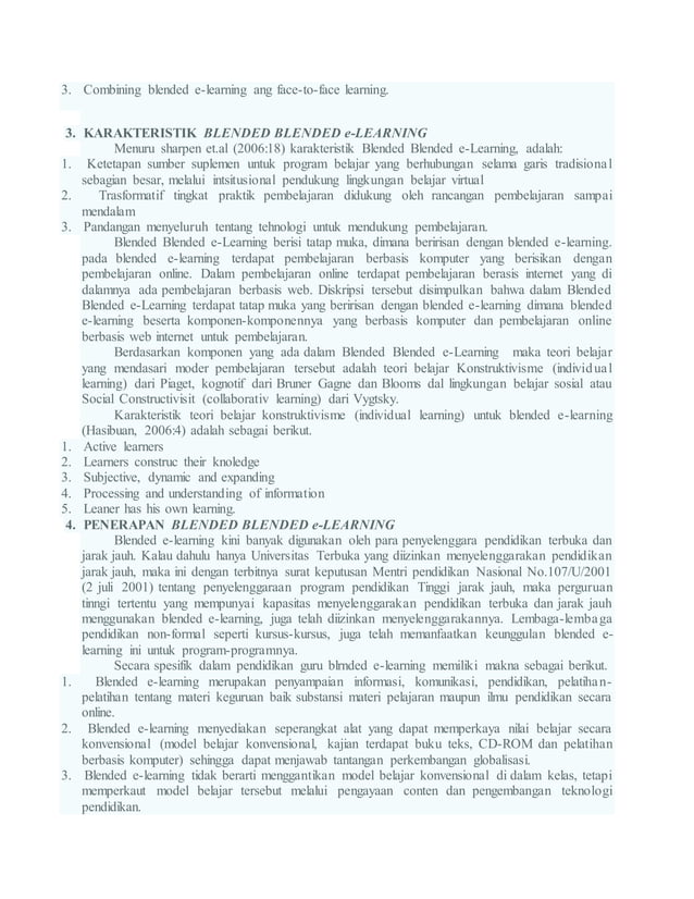 Blended learning | DOCX