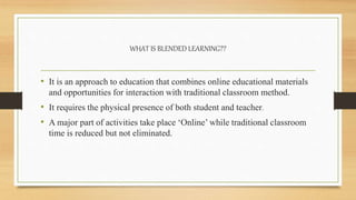 Blended learning | PPT