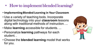 Blended learning | PDF