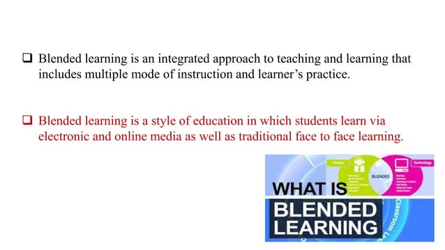 Blended learning | PPT