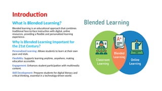 Blended Learning for the 21st Century: Models, Challenges, and Best Practices | PPTX