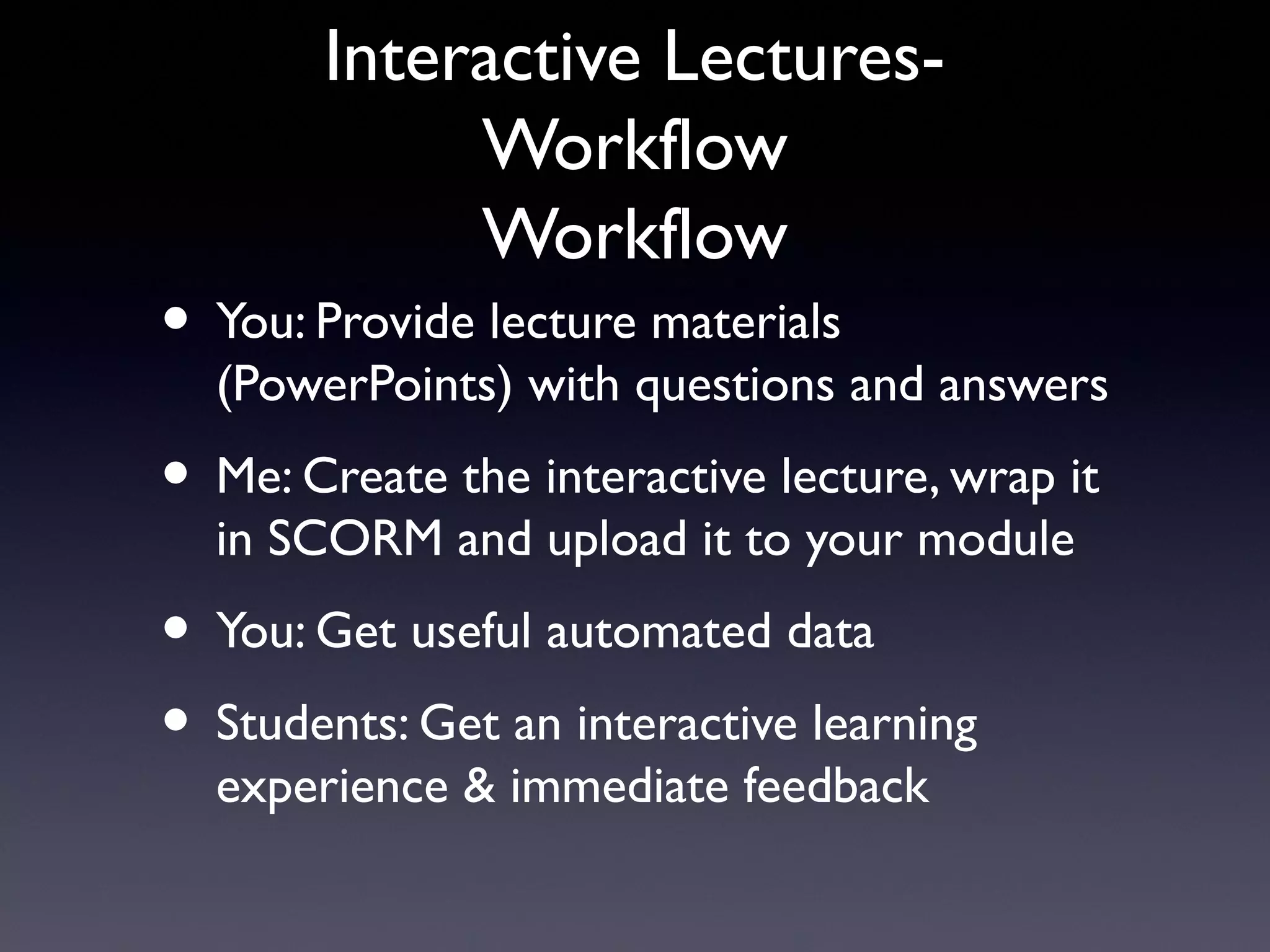 Blended Learning: Interactive Lectures, Games, Badges & SCORM | PPT ...