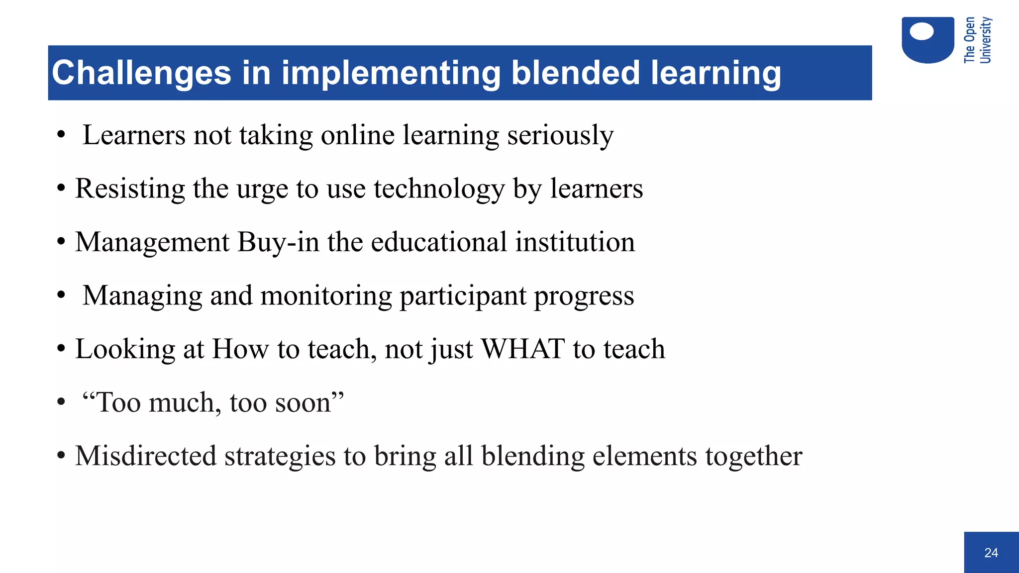 Towards Blended Learning; Strategies and Roles of Teachers | PPT
