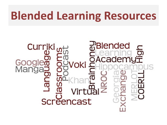 Blended Learning Models | PPTX | Online Education | Education