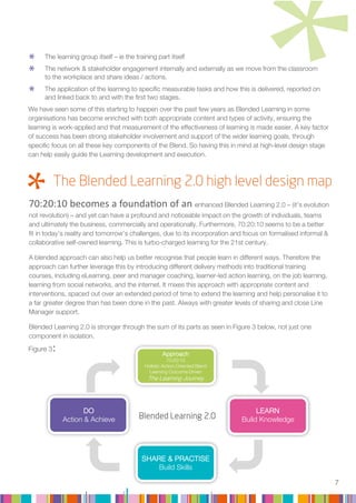 Blended learning 2.0 - 70:20:10 what it is and how to do it | PDF