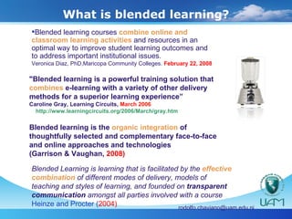 Blended Learning A Multi Link Learning Approach 2009 | PPT