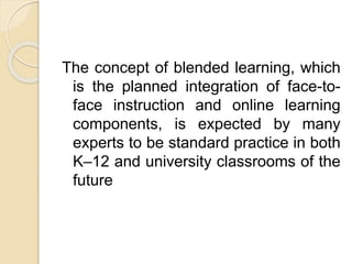 Blended learning | PPT