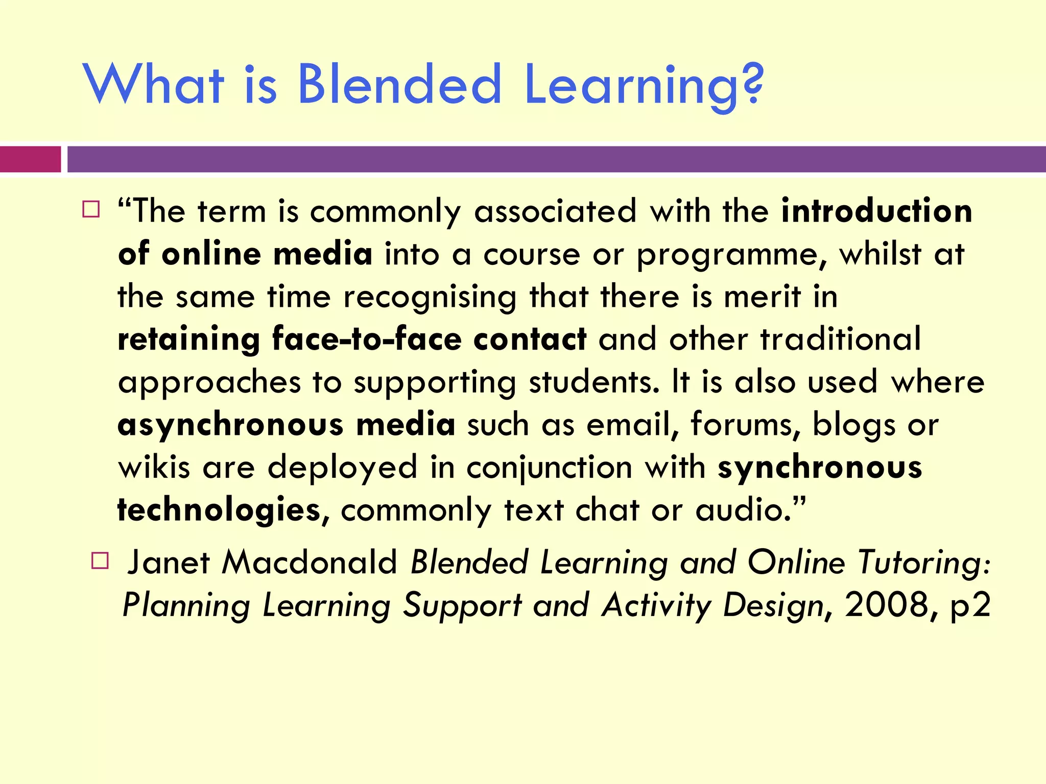 Blended learning for_english_creative_writing_feburary_2010 | PPT