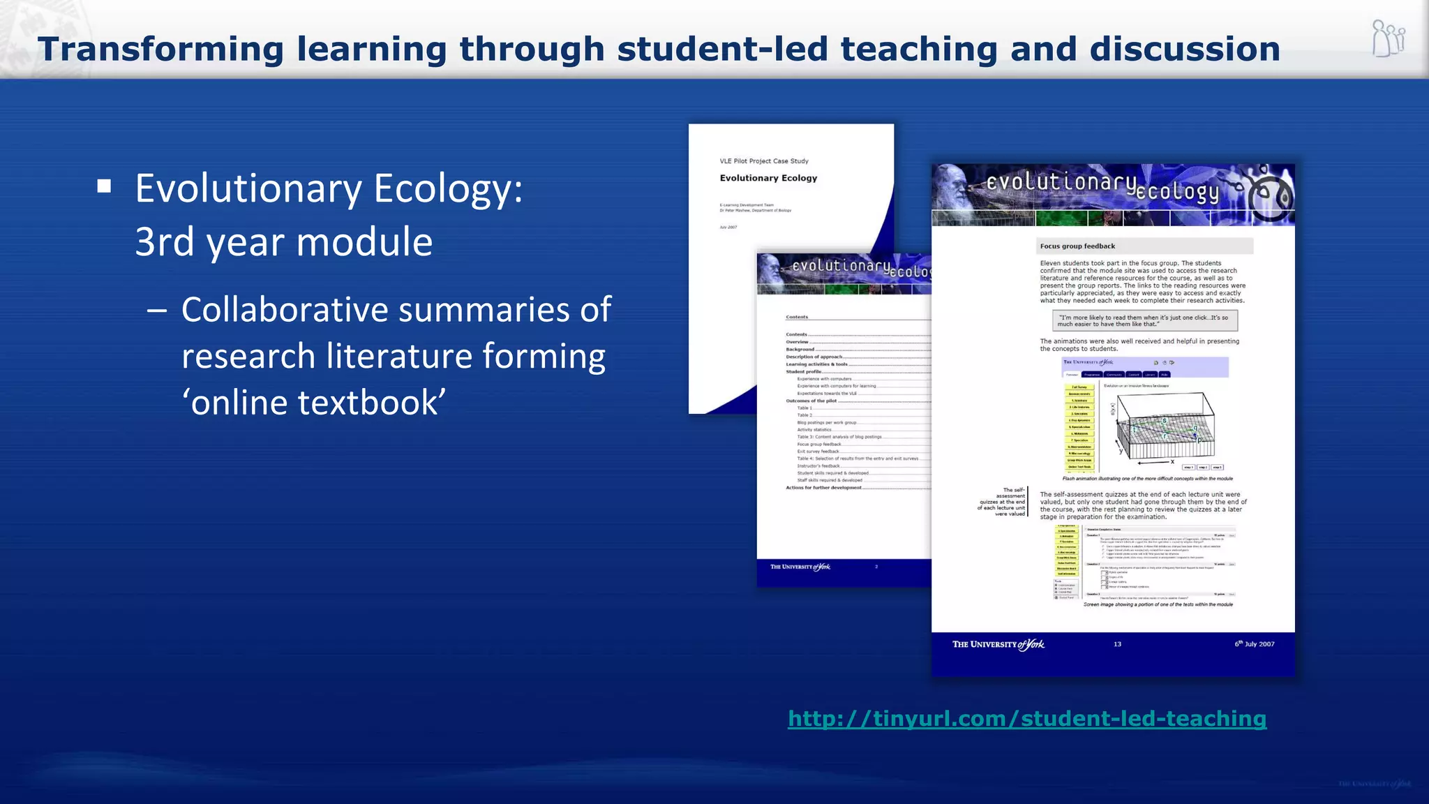 Facilitating staff to design in active learning opportunities for ...