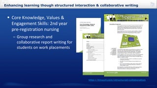 Facilitating staff to design in active learning opportunities for ...