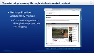 Facilitating staff to design in active learning opportunities for ...