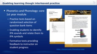 Facilitating staff to design in active learning opportunities for ...