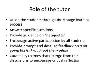 Blended learning module development | PPTX