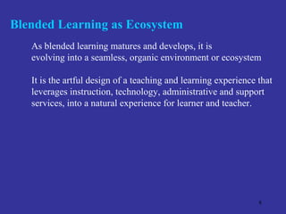 Blended learning pace march 2013 slideshare version | PPT
