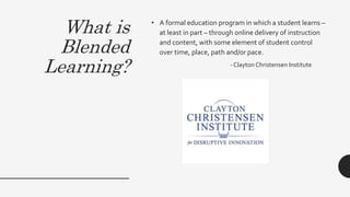 Blended learning presentation | PPTX