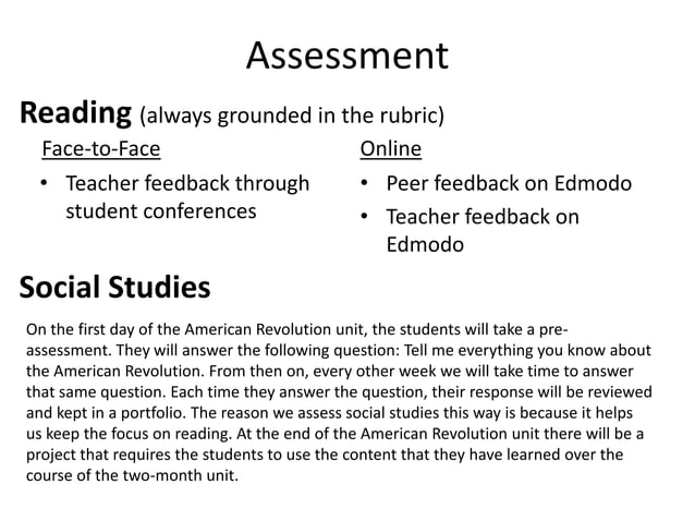 Blended learning project | PPT