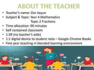 Blended learning rotation model | PPTX