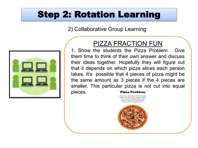 Blended learning rotation model 1 | PPT