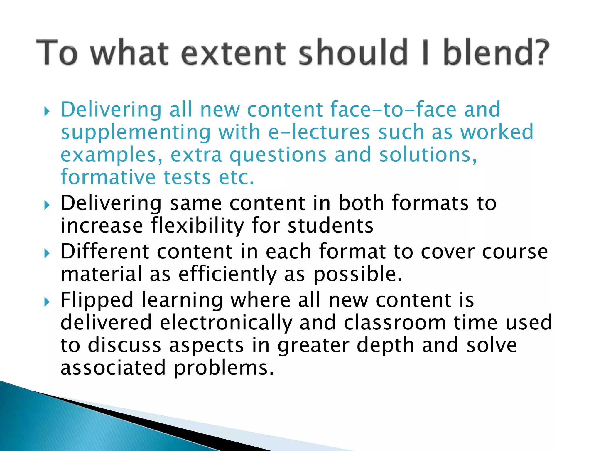 Blended learning slideshare | PPTX