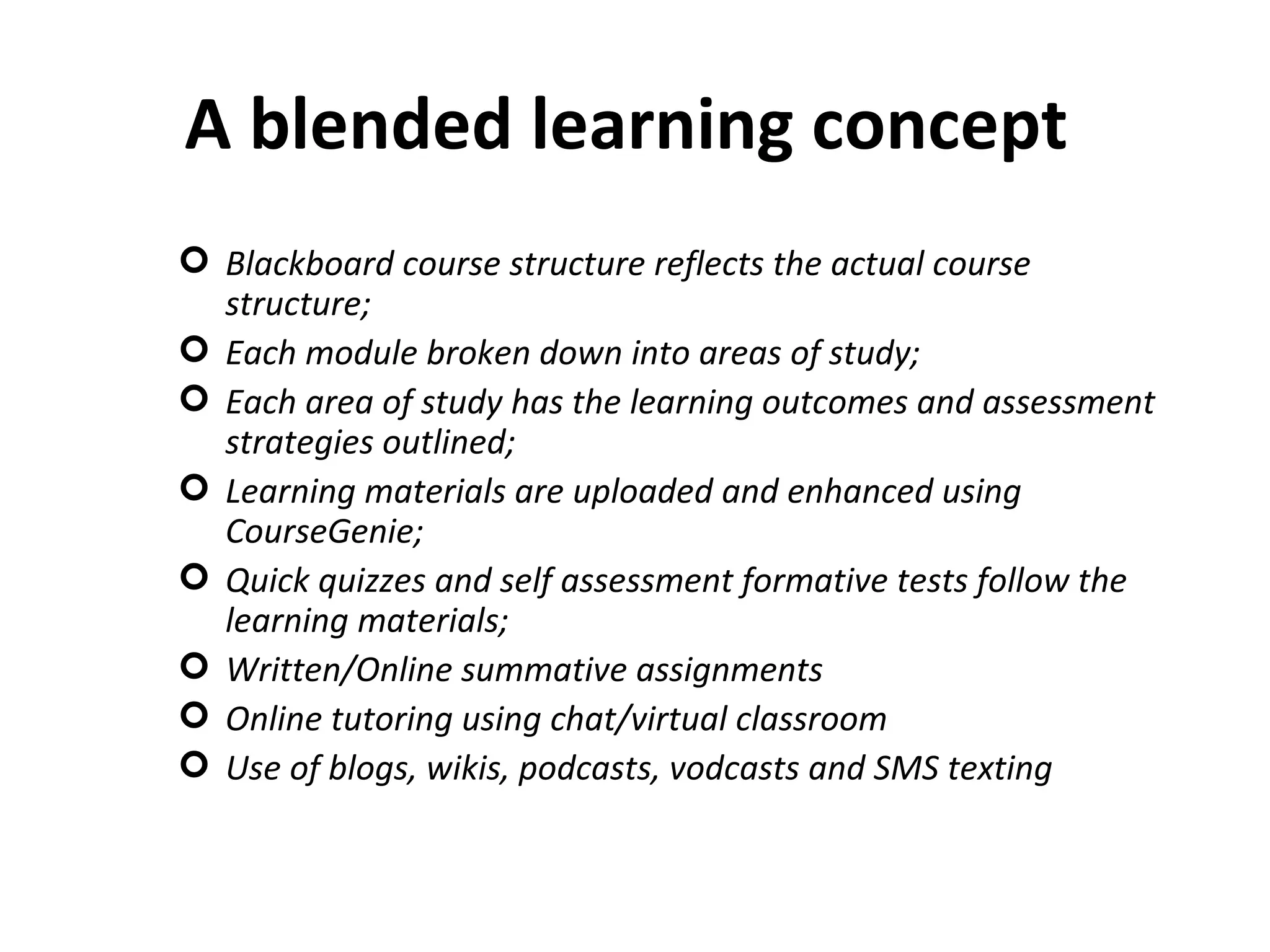 Blended learning strategies presentation | PPT
