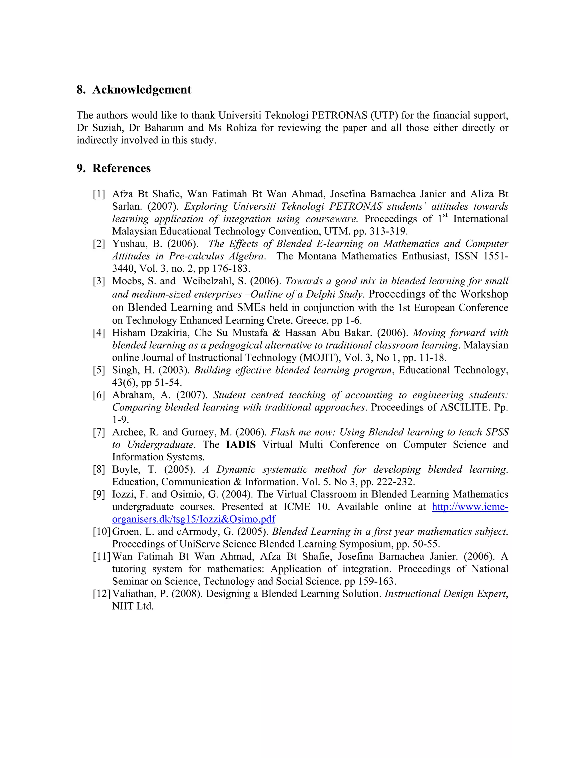 Blended learning student perception | PDF