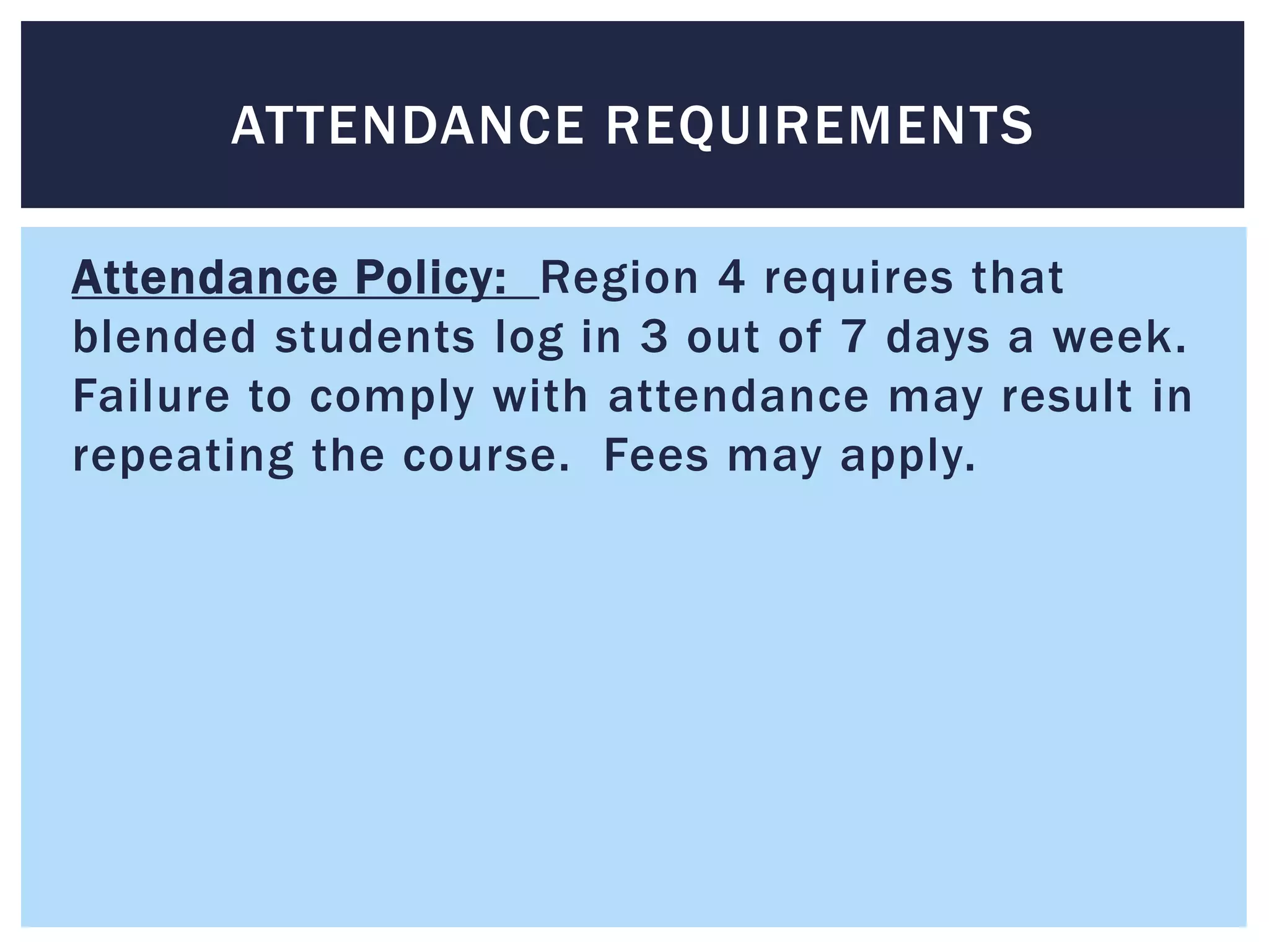 Blended policies procedures | PPTX | Homework and Study | Education