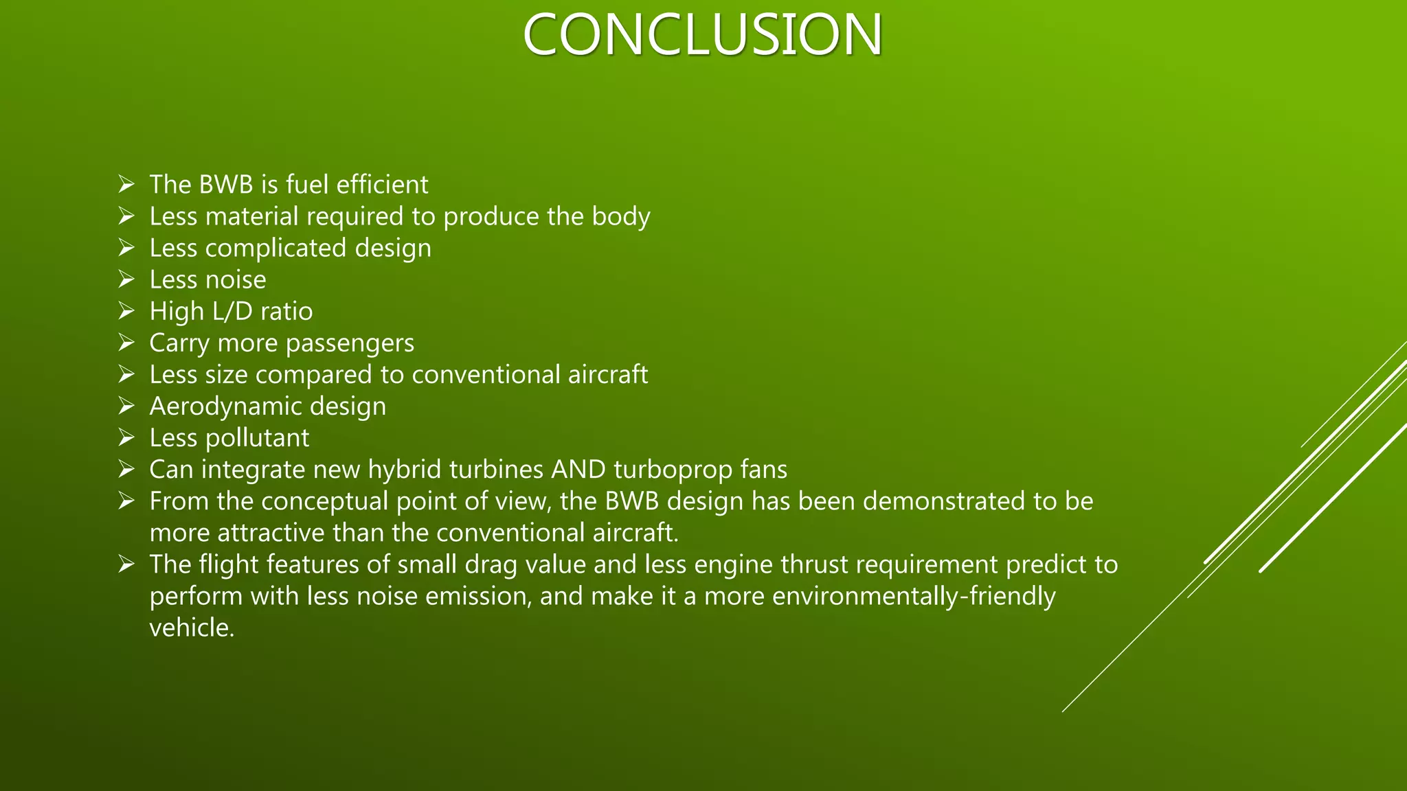 Blended Wing Body (BWB) - Future Of Aviation | PPTX