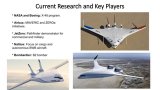 Blended Wing Body y jet engines Aircrafts.pptx