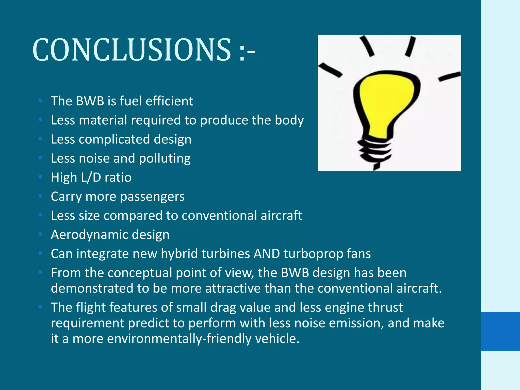 Blended wing body Aircraft PPT | PPTX