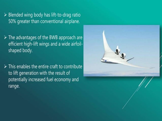 Blended wing body Aircraft PPT | PPTX