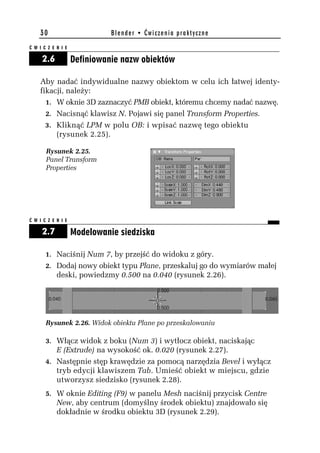 Blender. Ćwiczenia praktyczne | PDF