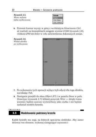 Blender. Ćwiczenia praktyczne | PDF